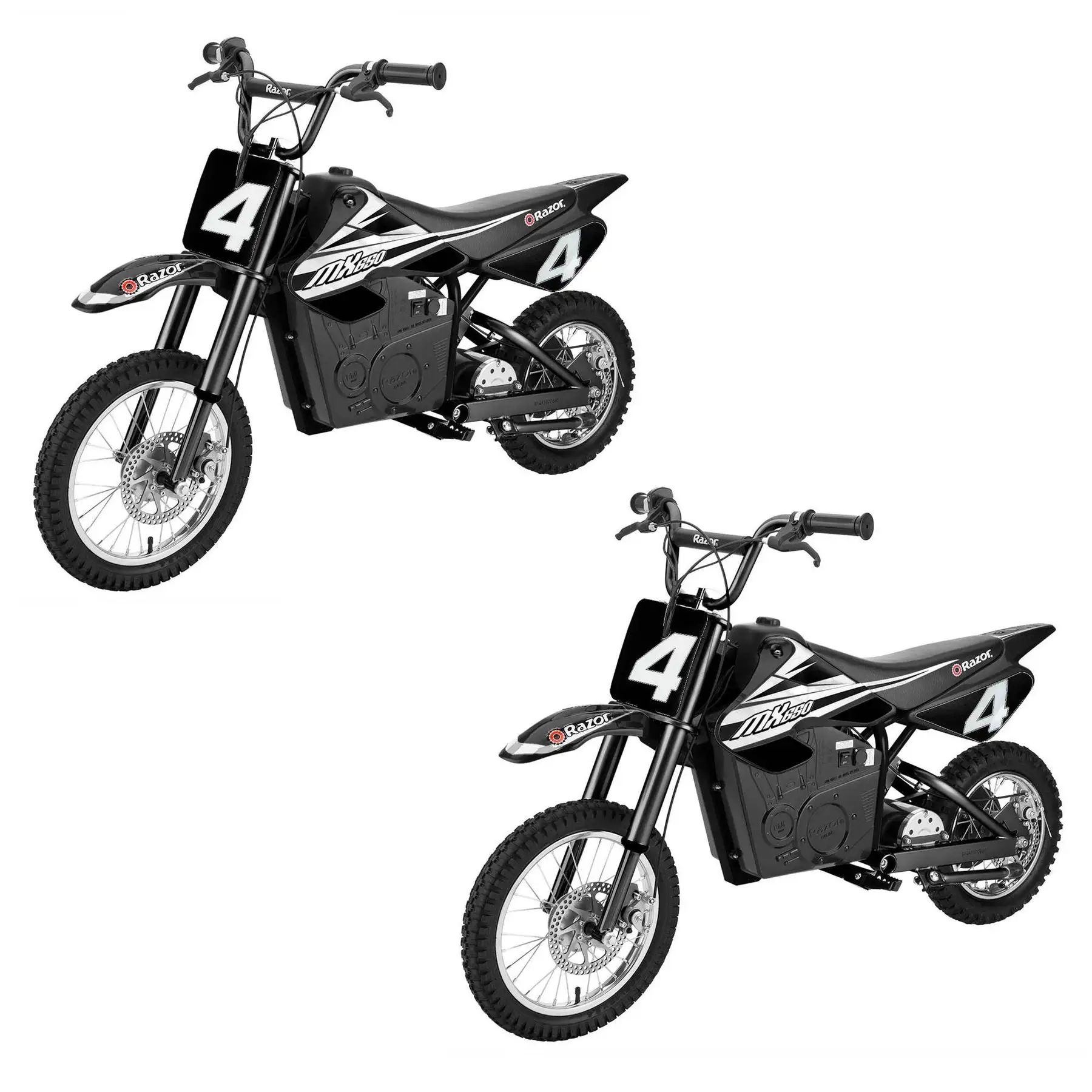 Razor MX650 Dirt Rocket High-Torque Electric Motocross Dirt Bike, Black ...