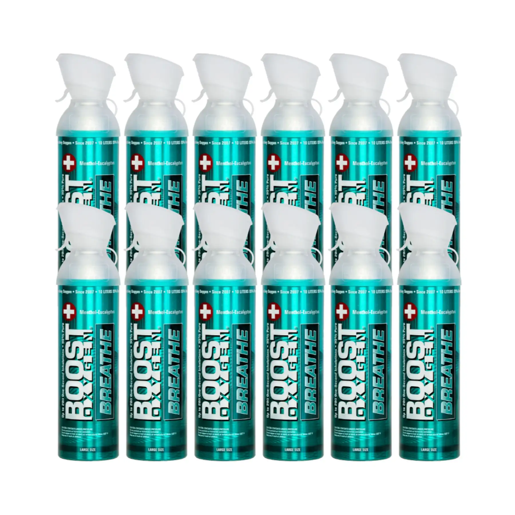 Boost Oxygen Natural Portable 10 Liter Pure Oxygen Canister, Menthol ...