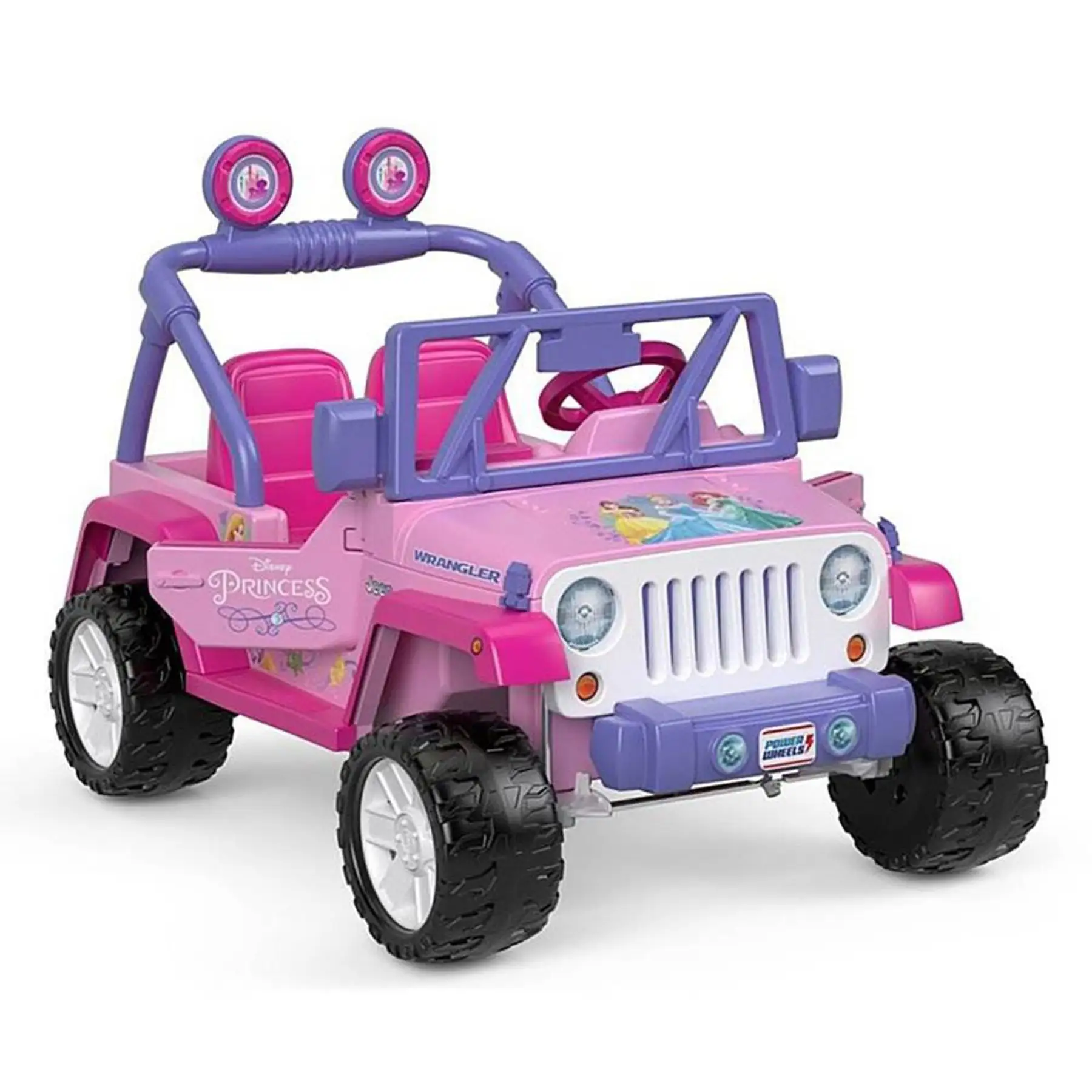 Power Wheels Kids Electric 12 Volt Toy Car Ride On Disney Princess Jeep ...