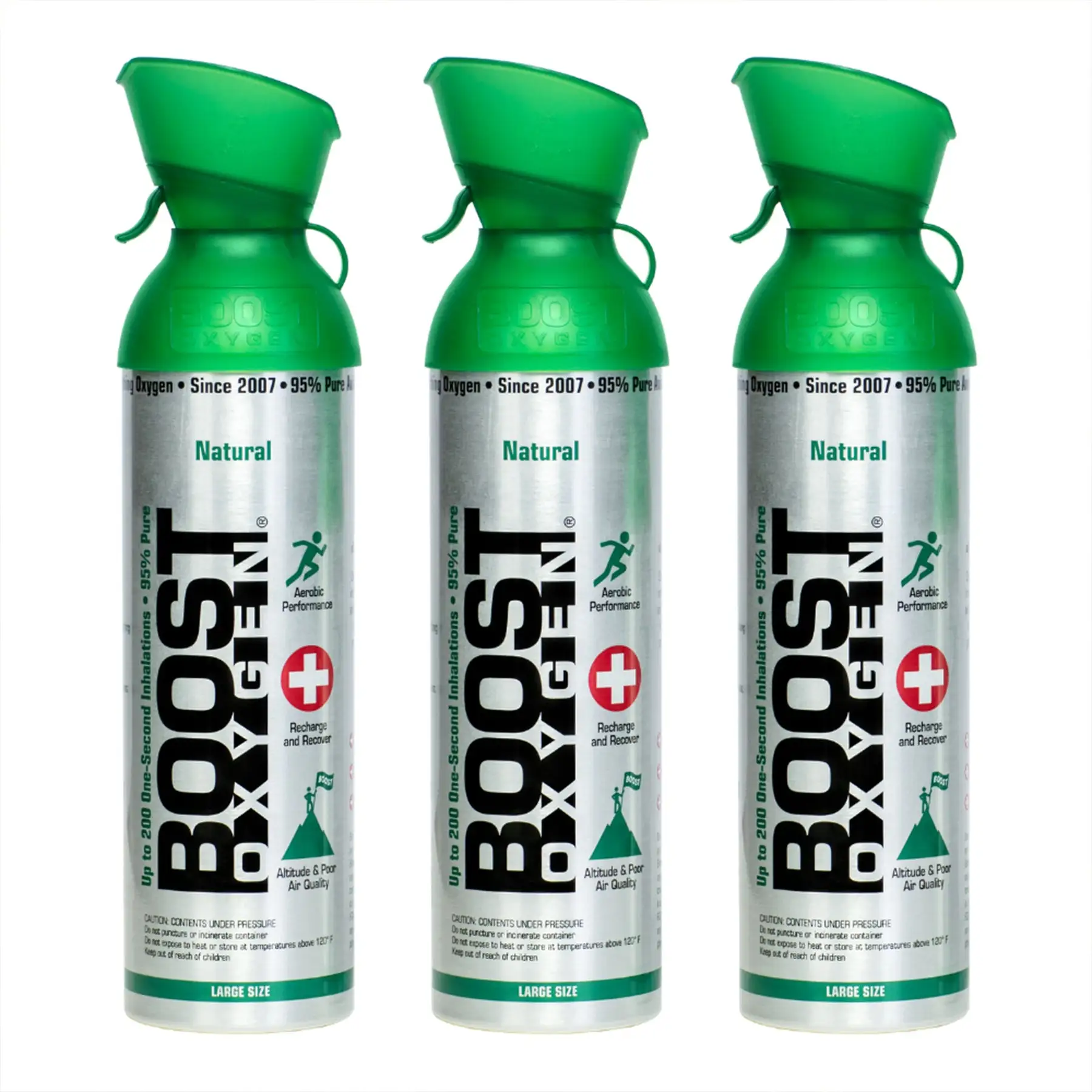 3 Pack Large 10L Boost Oxygen Natural Portable Pure Canned Oxygen ...