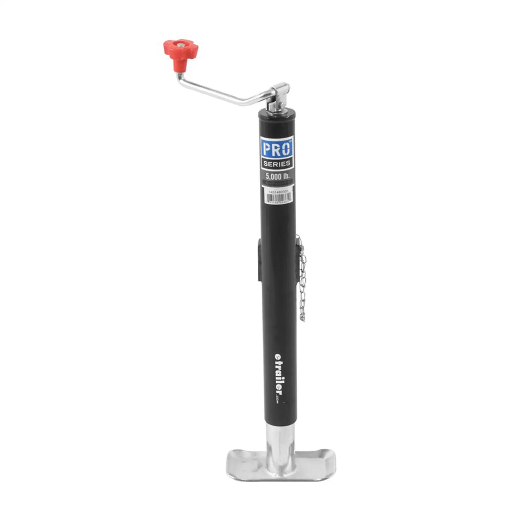 Pro Series Weld On 5000 Pound Capacity Topwind Swivel Trailer Jack w ...