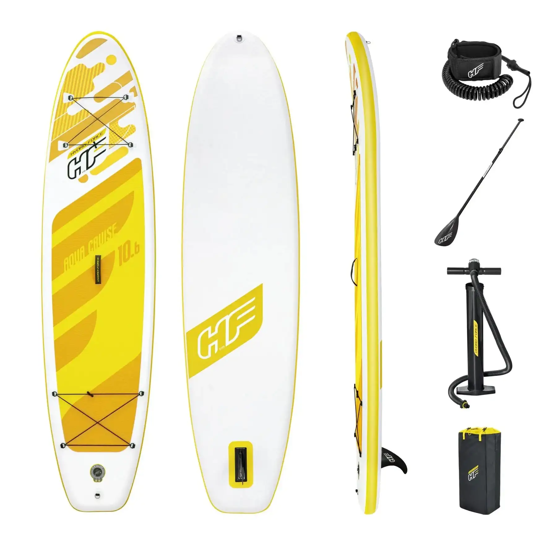 Bestway Hydro Force Aqua Cruise Tech Inflatable Stand Up Paddleboard ...