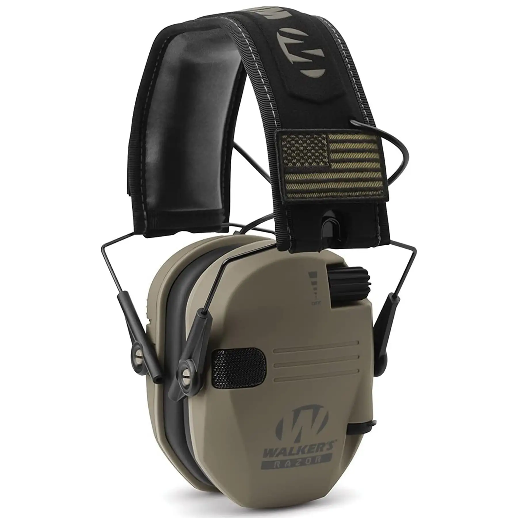 Walker's Razor Slim Shooter Electronic Hearing Protection Earmuff, (4 ...