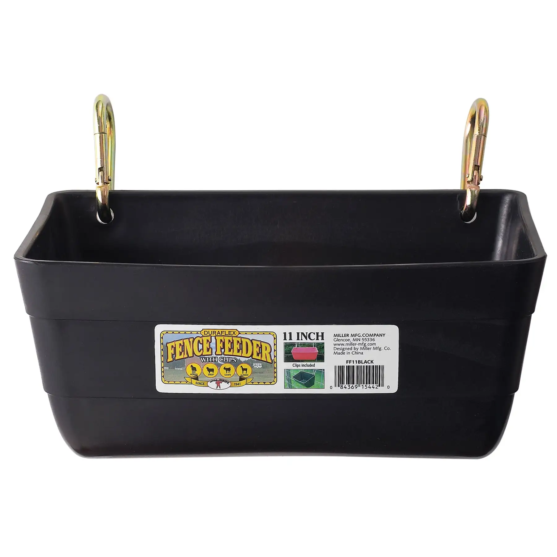 Little Giant FF11RED 4.5 Quart Heavy Duty Feed Trough Bucket Fence ...