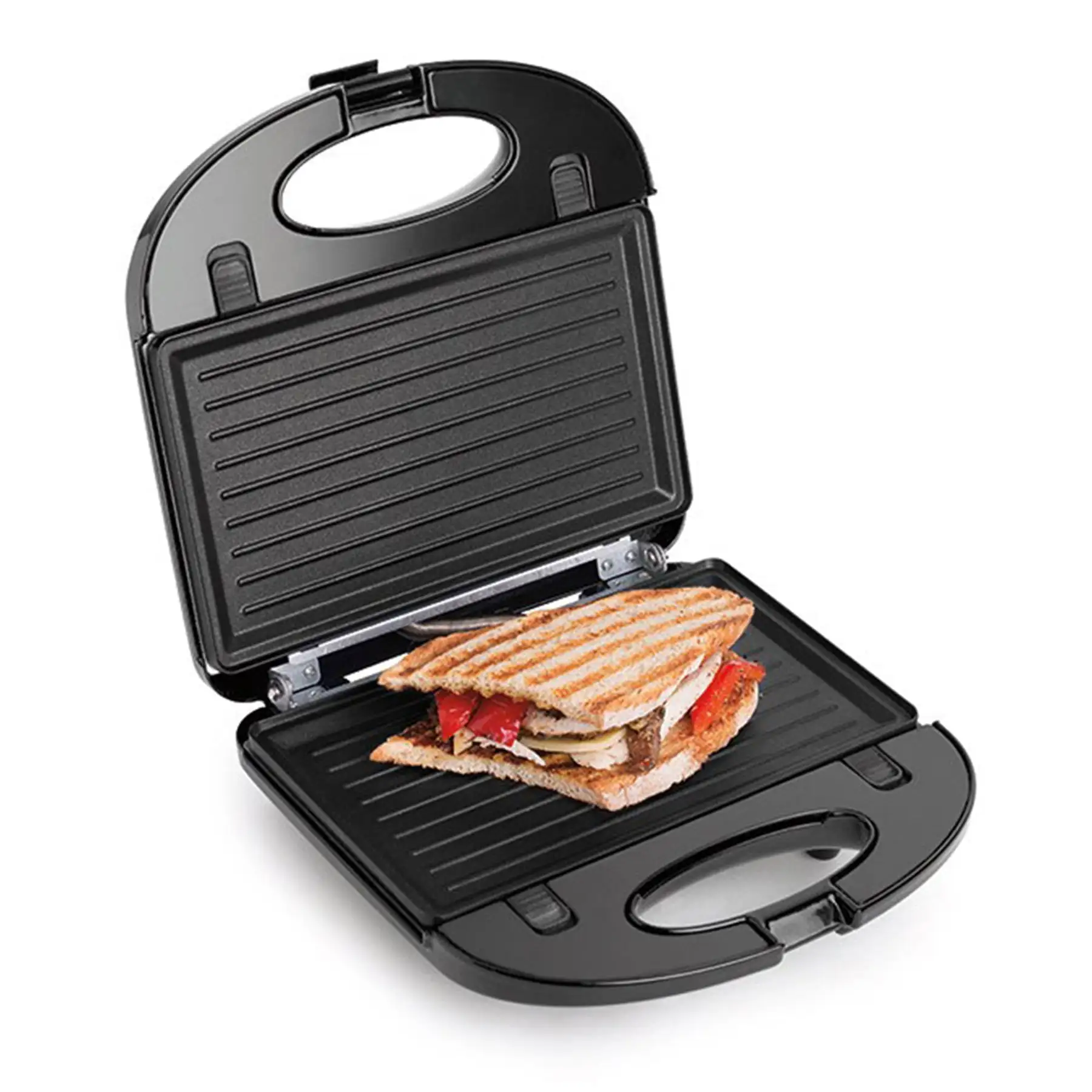 Salton 3 In 1 Non Stick Grill Sandwich & Waffle Maker, Stainless Steel ...