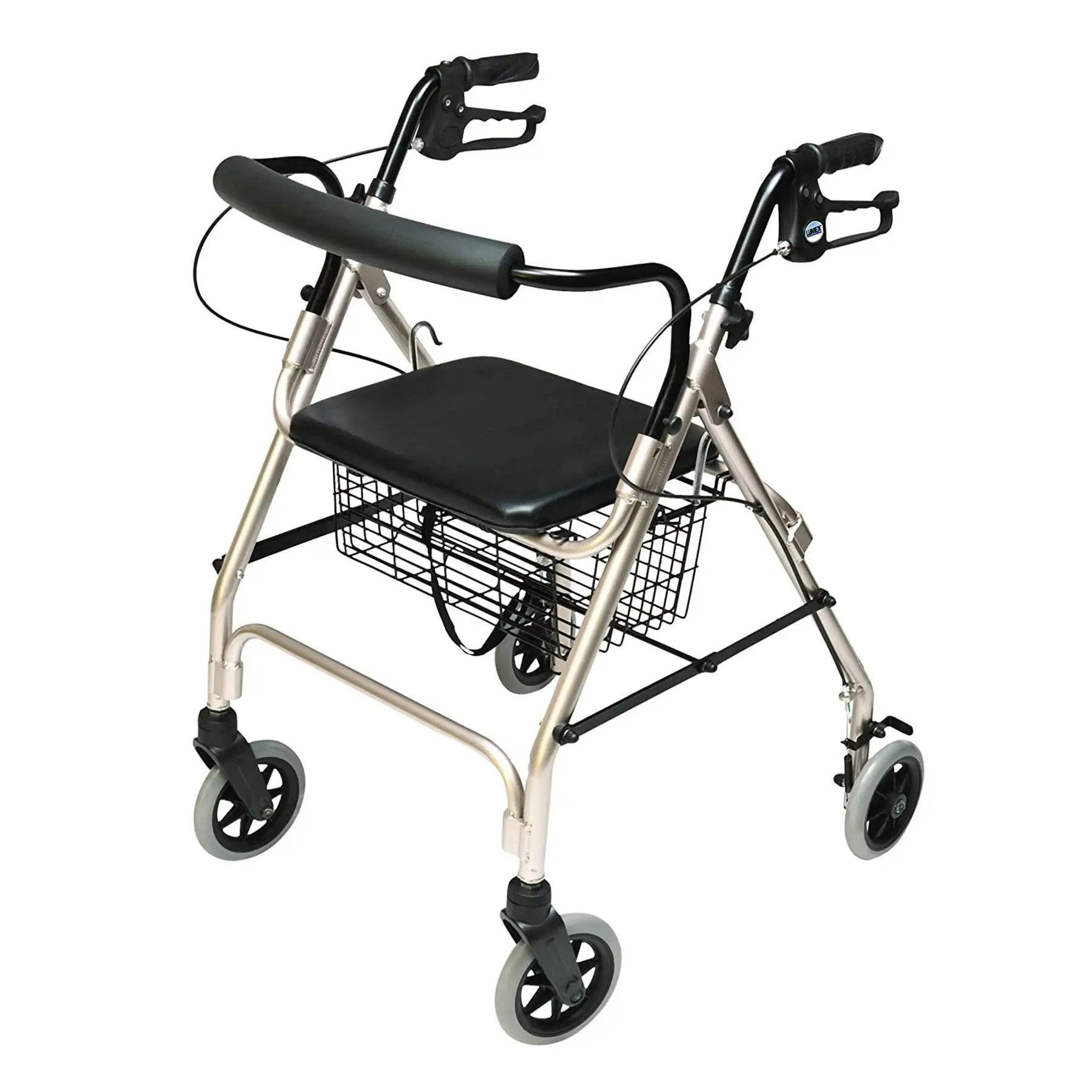 Graham Field Lumex Walkabout Lite Rollator with Seat and 6 Inch Wheels ...