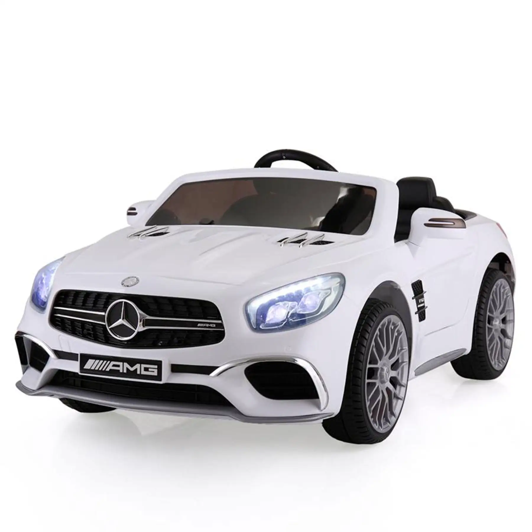 TOBBI Kids Rechargeable Battery Ride On Toy Mercedes Benz Car w/ Remote ...