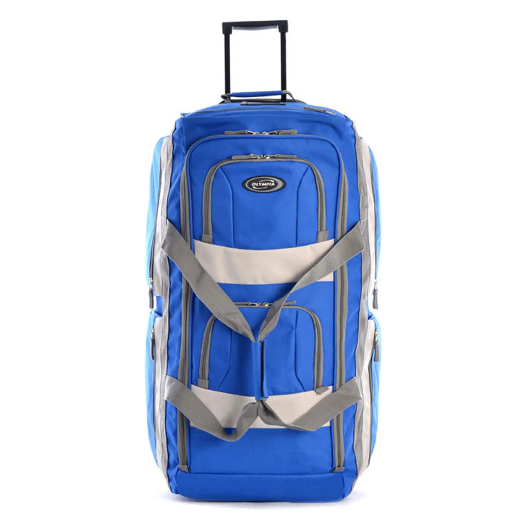 Olympia 29 Inch 8 Pocket U Shape Rolling Duffel Bag w/ Retractable ...