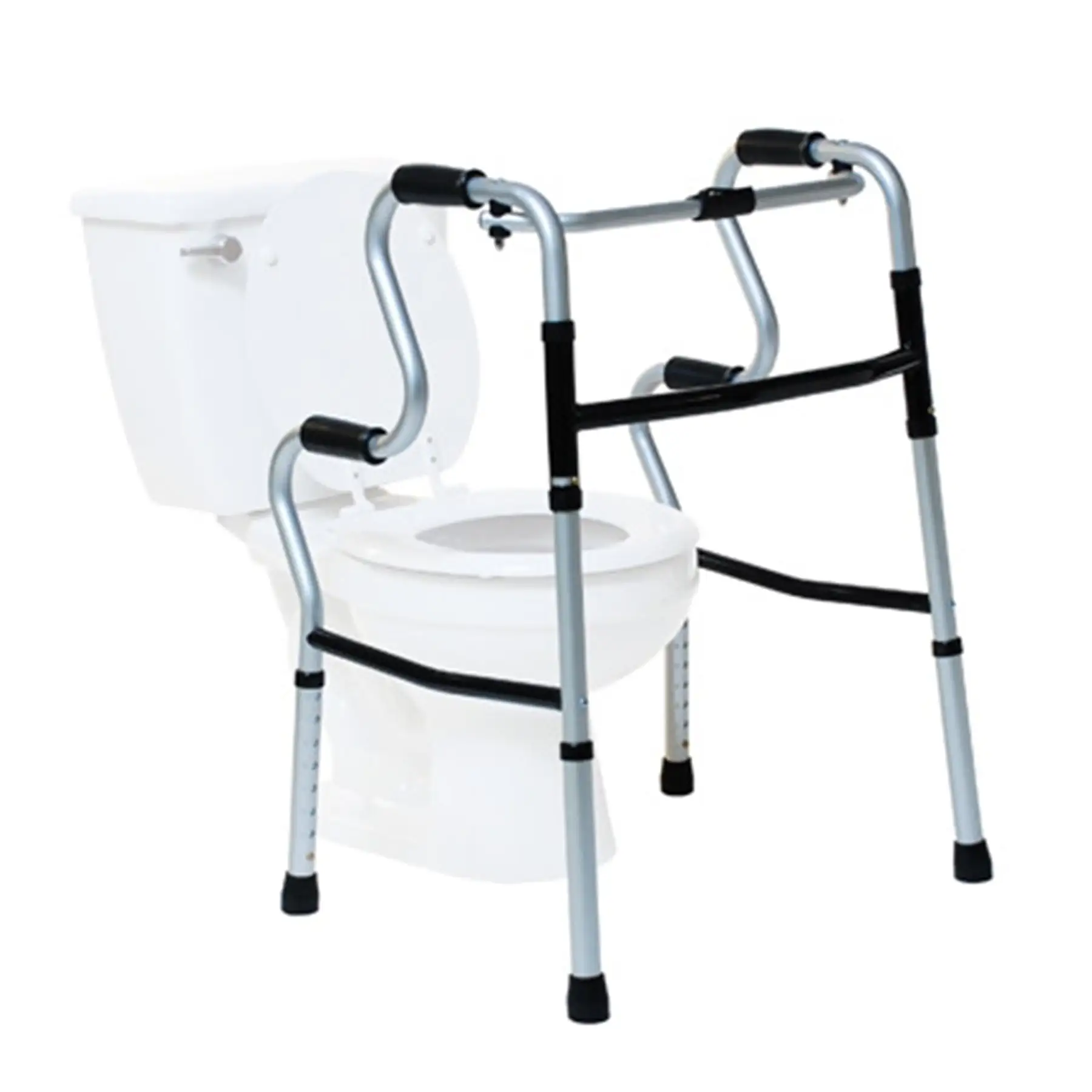 Graham Field Lumex 3 in 1 UpRise Folding Walker, Stand Aid, & Toilet ...
