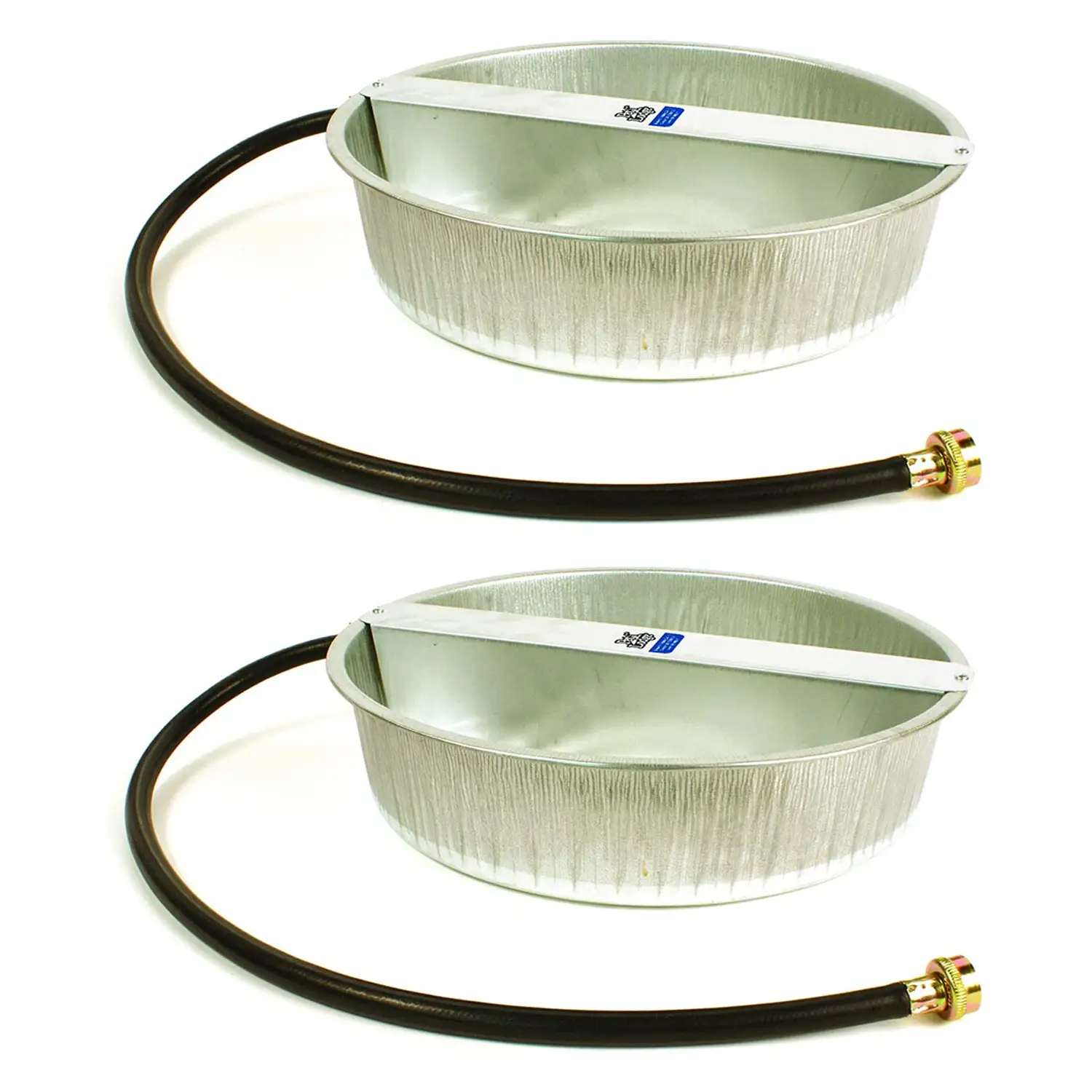 Little Giant 13-Quart Galvanized Steel Ever Full Pet Water Bowl Dish ...