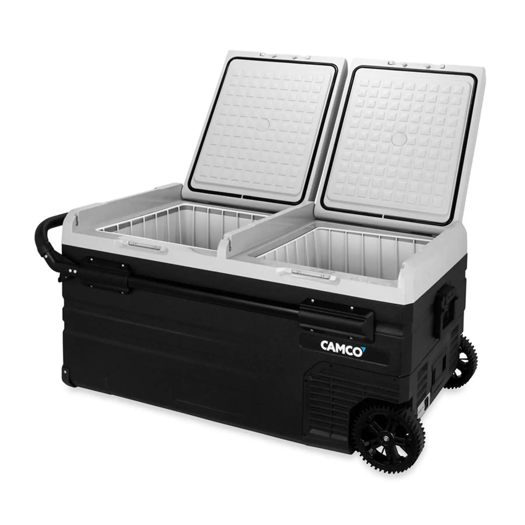CAM-950 95 Liter Portable Compact Refrigerator with Dual Zone Cooling ...