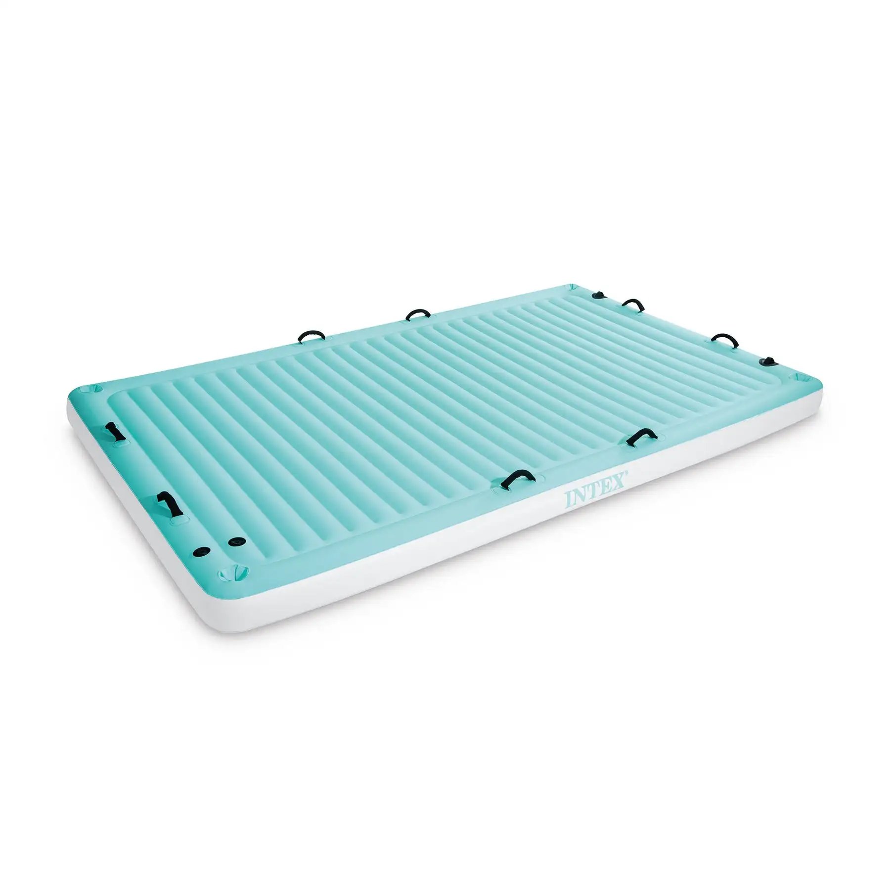 Intex Water Lounge 10x6 Foot Oversized Lake/Beach Float Platform Pad ...
