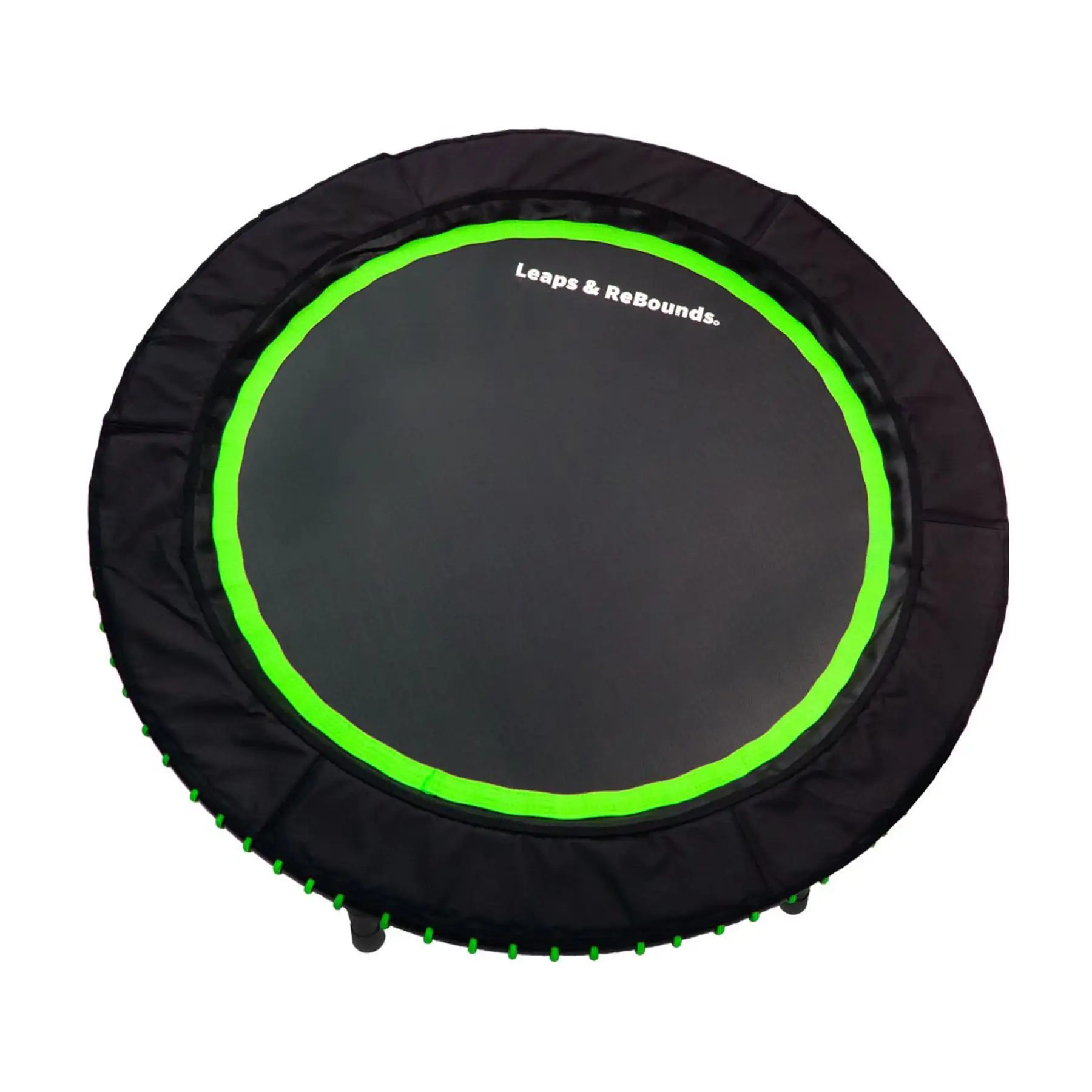 LEAPS & REBOUNDS 40" Mini Fitness Trampoline & Rebounder Gym Equipment ...