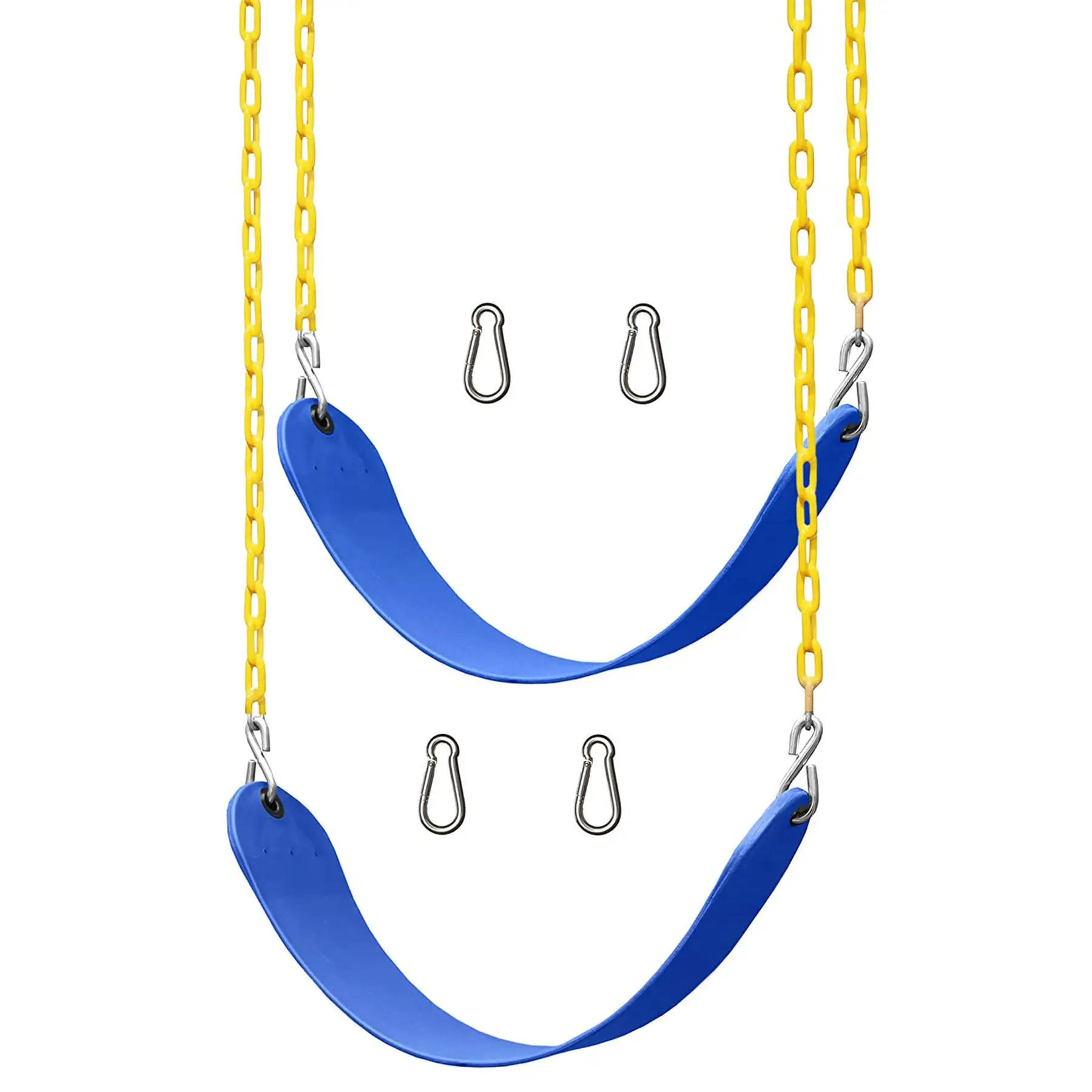 Jungle Gym Kingdom Playground Swing Set Outdoor Swing & Chain Set, 2 ...