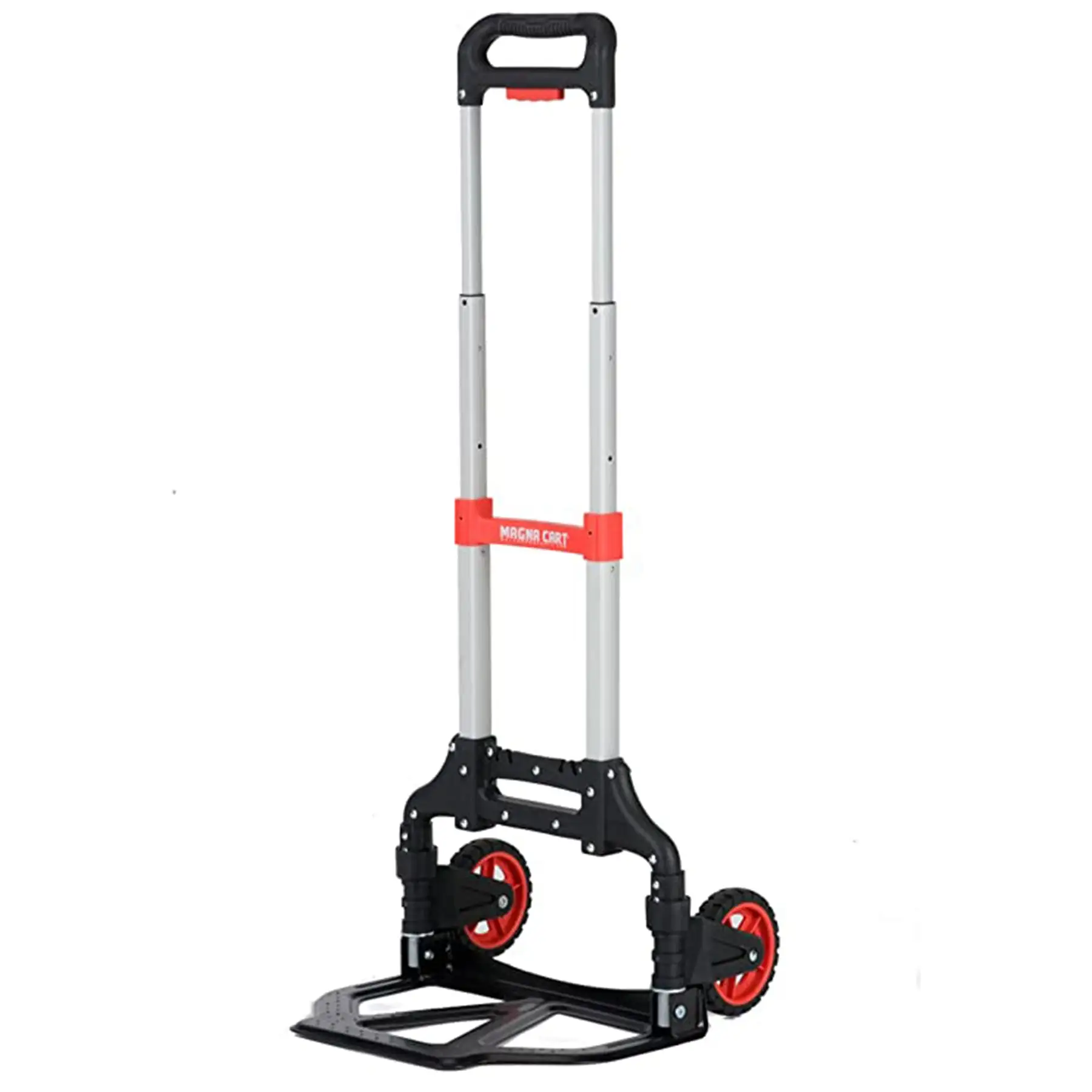 Magna Cart Extendable 150lb Capacity Aluminum Folding Hand Truck Dolly ...