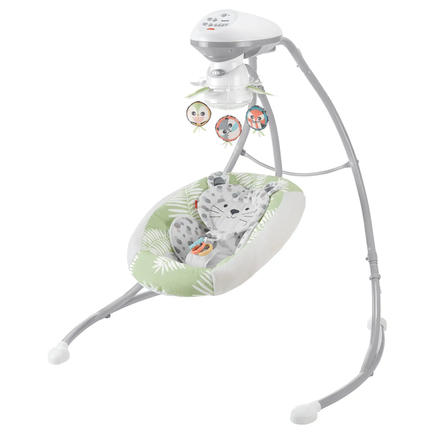 Fisher-Price Snow Leopard Baby Dual Motion Swing with Sounds ...