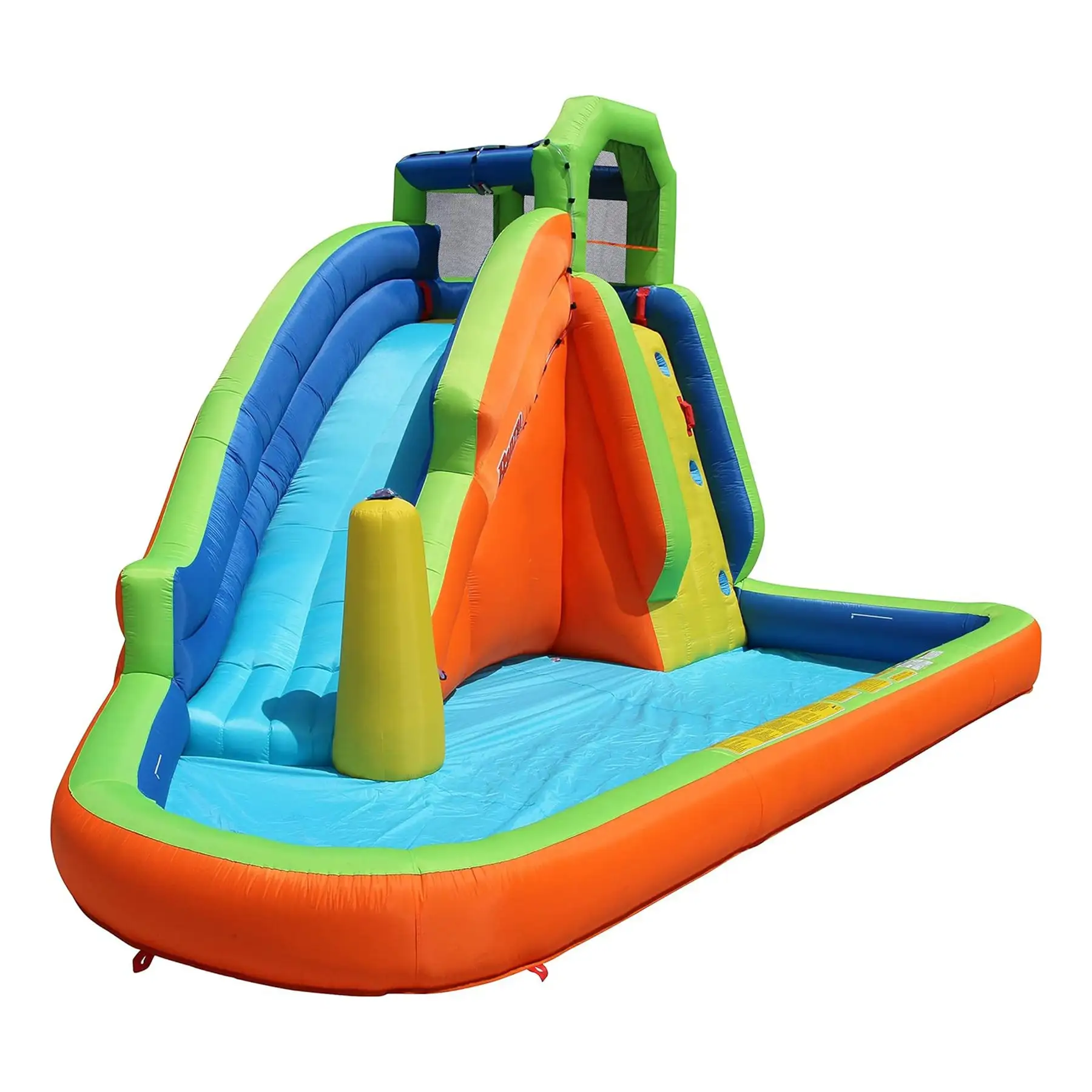 Banzai Water-Spraying Inflatable Pool Water Park Set, Multicolor ...