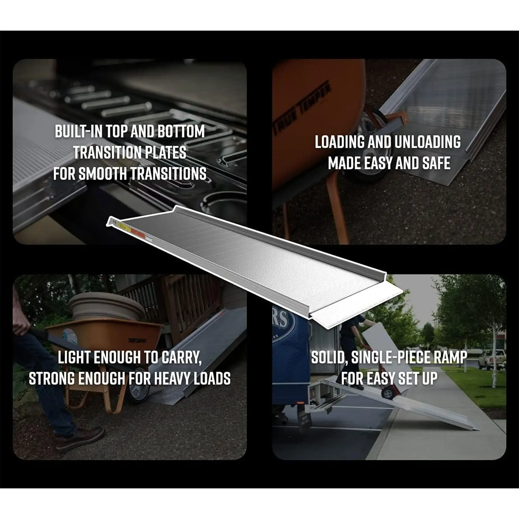 EZ-ACCESS TRAVERSE Aluminum Walk Ramp Wheel Kit with Reinforced Hook ...