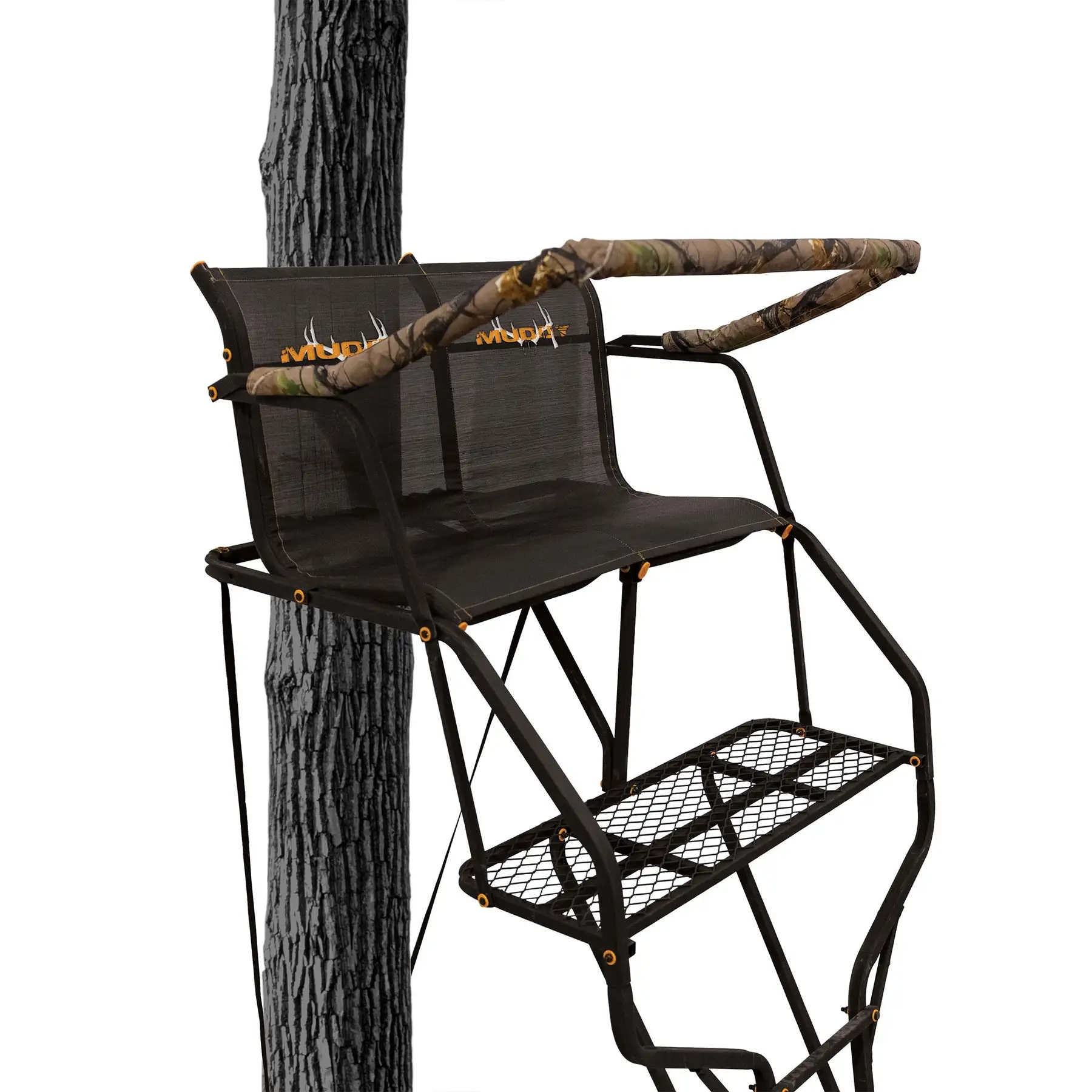 Muddy Double Droptine Deer Hunting Ladderstand, 2 Person Climbing Tree ...