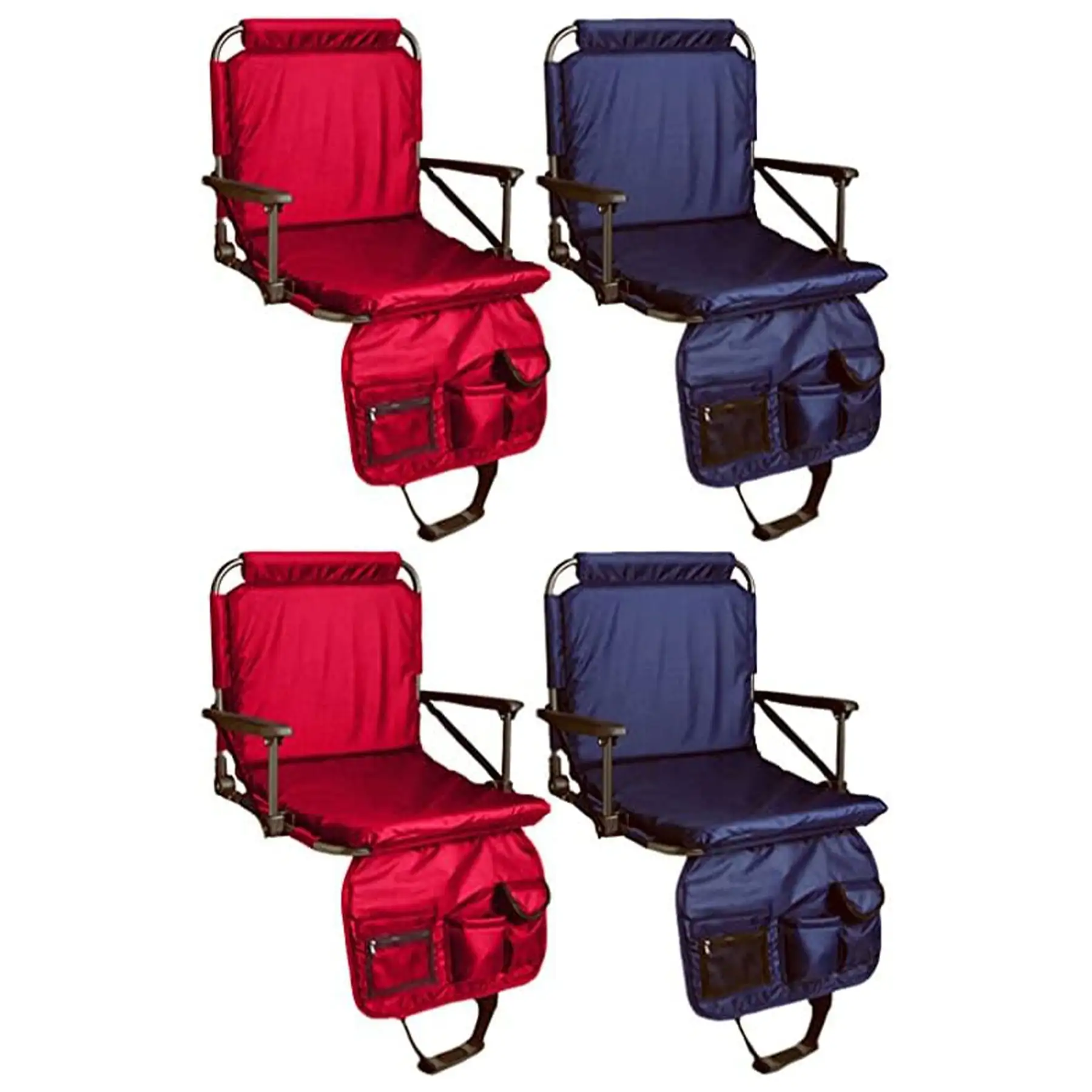 Four Seasons Courtyard Padded Stadium Comfort Seats Back Support Chairs ...