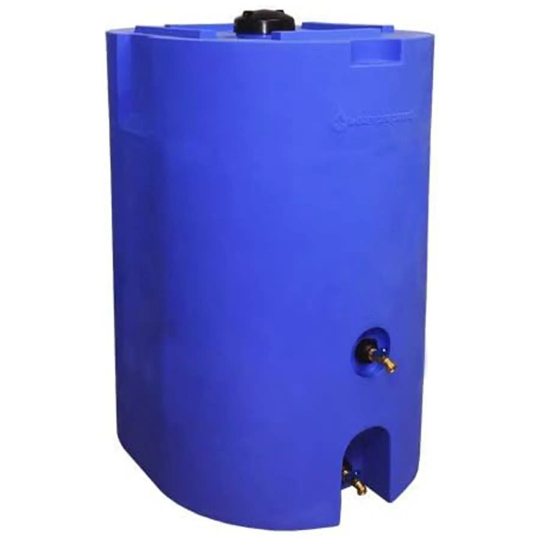WaterPrepared 160 Gal Stackable Utility Water Tank w/Large Cap, Blue ...