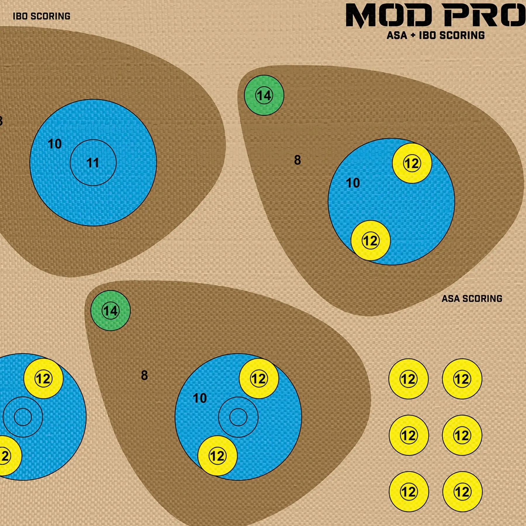 Morrell Yellow Jacket MOD Pro ASA and IBO Shooting Bullseyes w ...