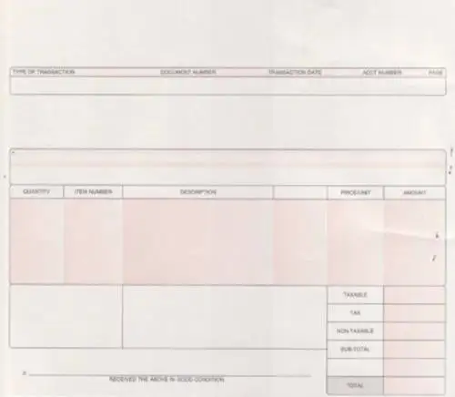 Centurion 9006016 3-Ply Invoice Paper | ProToolHome.com