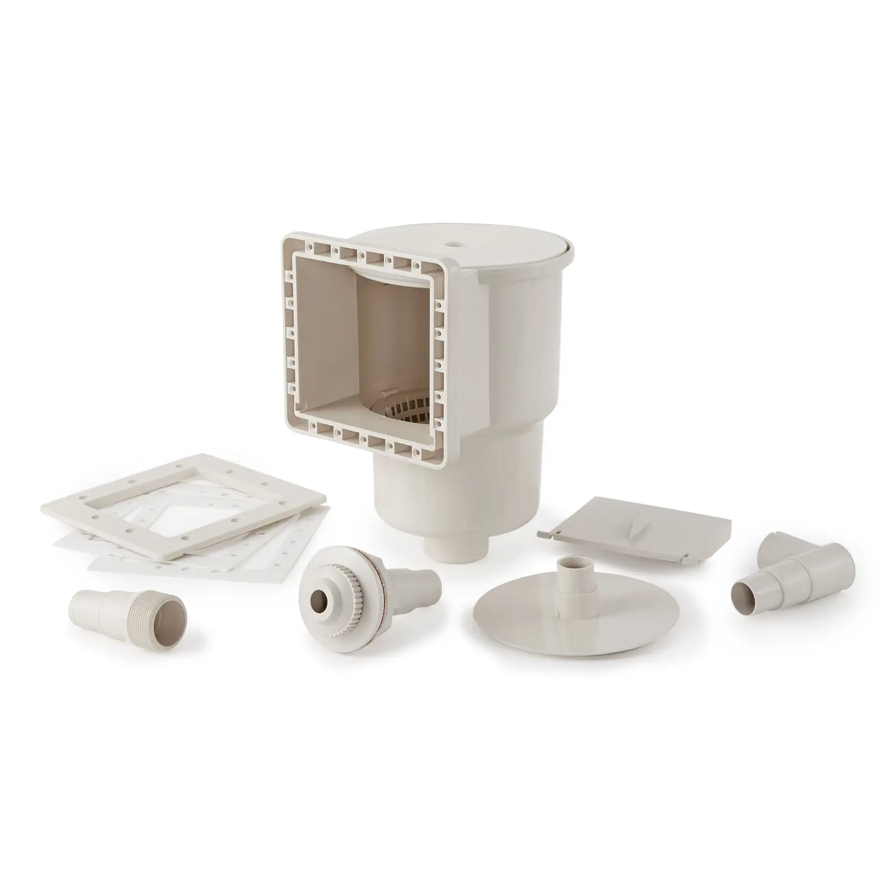 Hydro Tools Above Ground Pool Complete Standard ABS Thru-Wall Skimmer ...