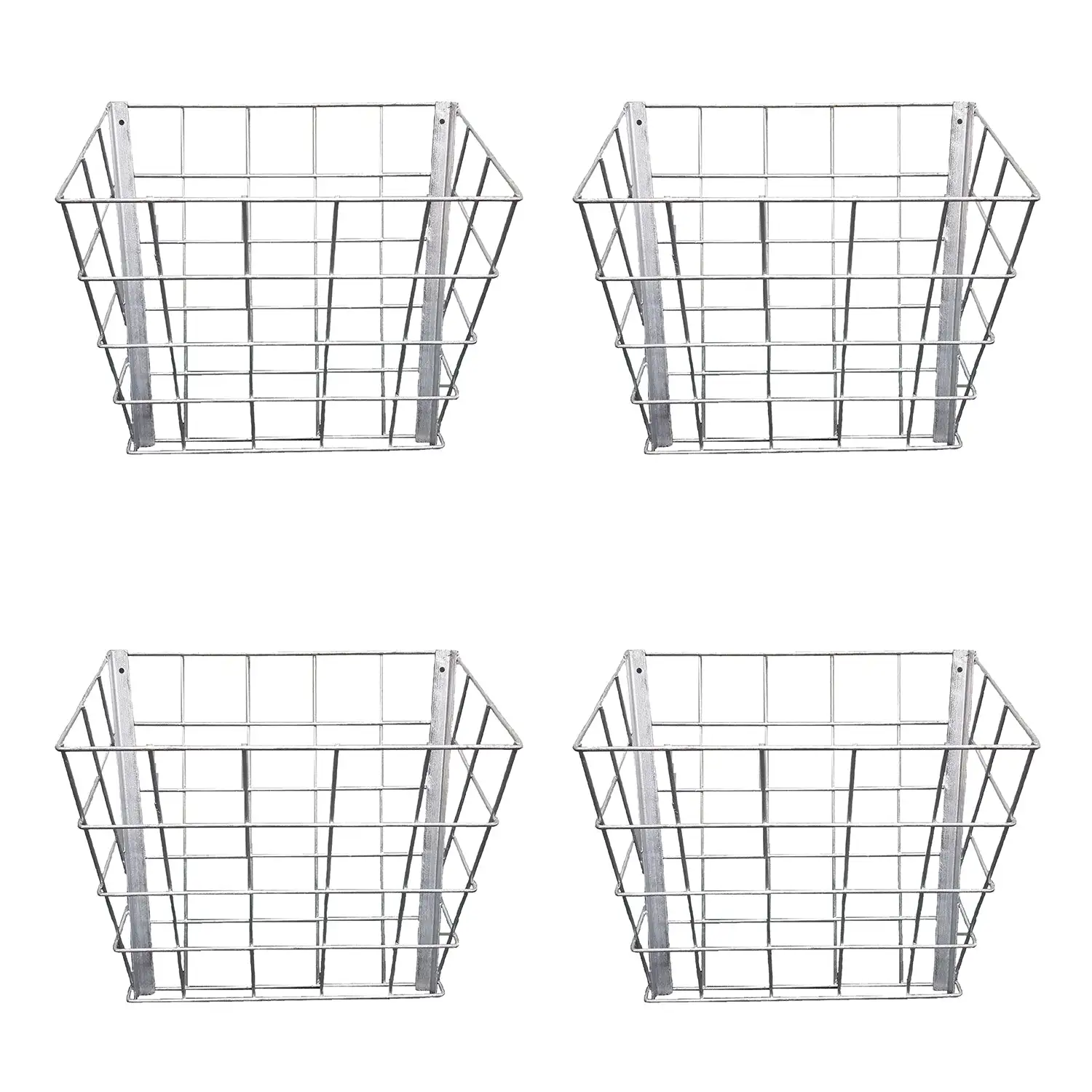 Rugged Ranch Steel Sheep & Goat Livestock Hay Feeder Rack (4 Pack ...