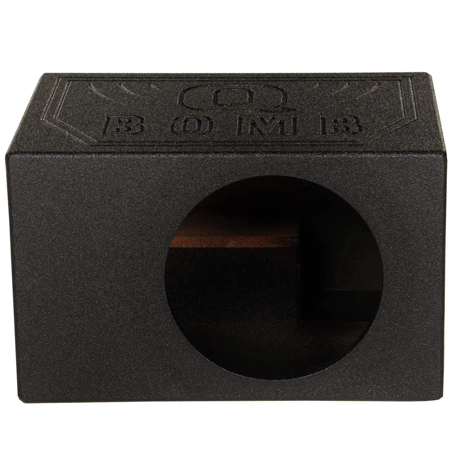 Q-POWER QBOMB10VL Single 10" Vented Ported Car Sub Box Enclosure ...