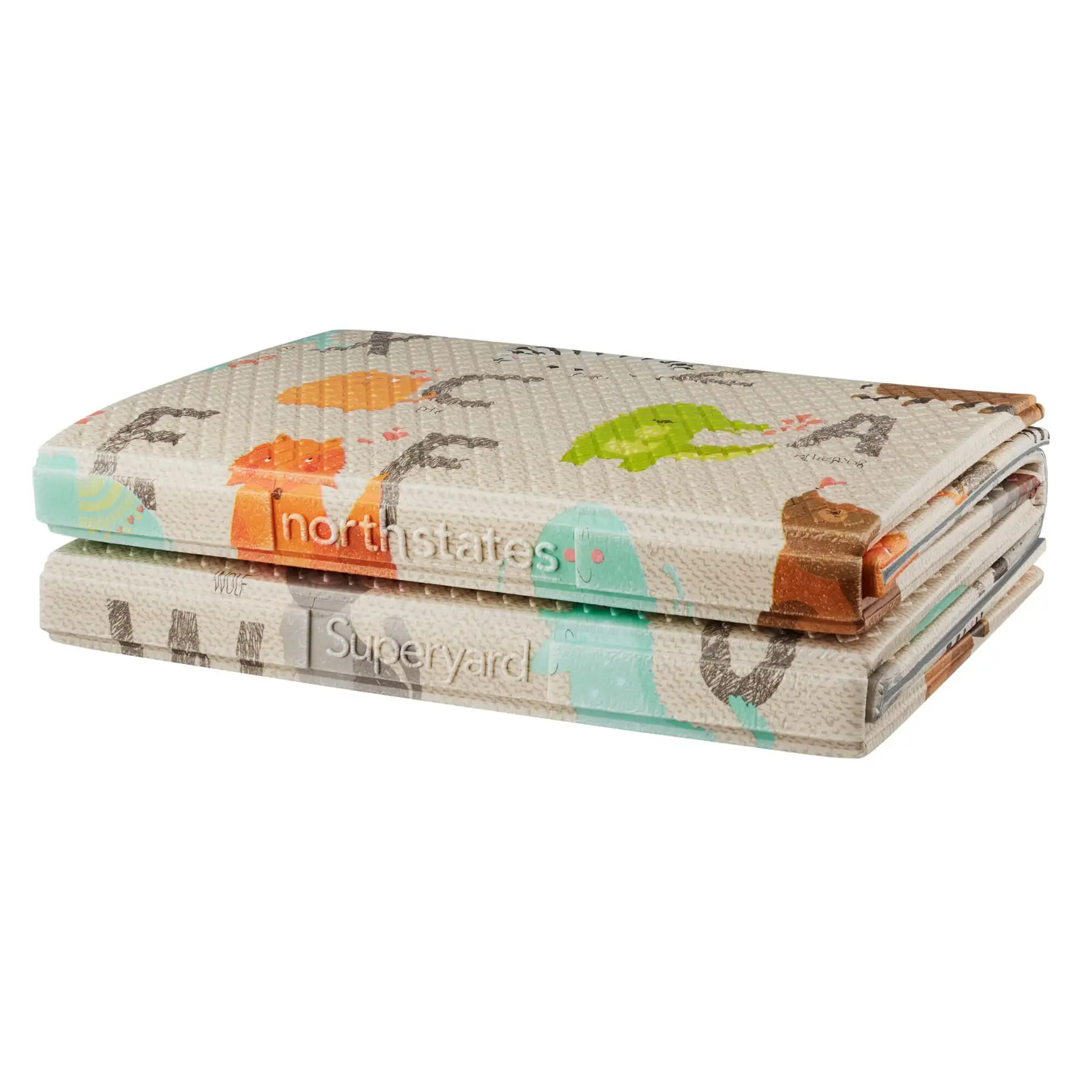 Toddleroo by North States Superyard Folding ABC Baby Toddler Play Mat ...