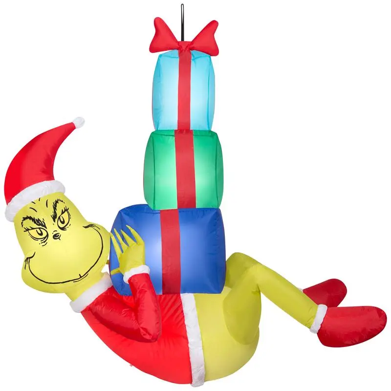 Dr. Seuss 114463 Christmas Airblown Inflatable Hanging Grinch With ...