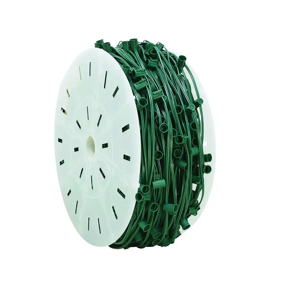 Holiday Bright Lights C9500gc 12 C9 String Socket Christmas Light Cord