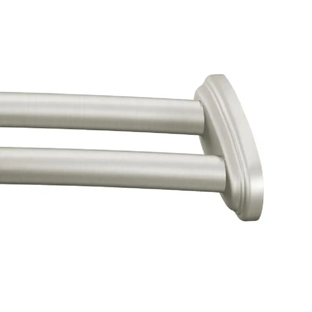 Moen DN2141BN Adjustable Curved Double Shower Rod | ProToolHome.com