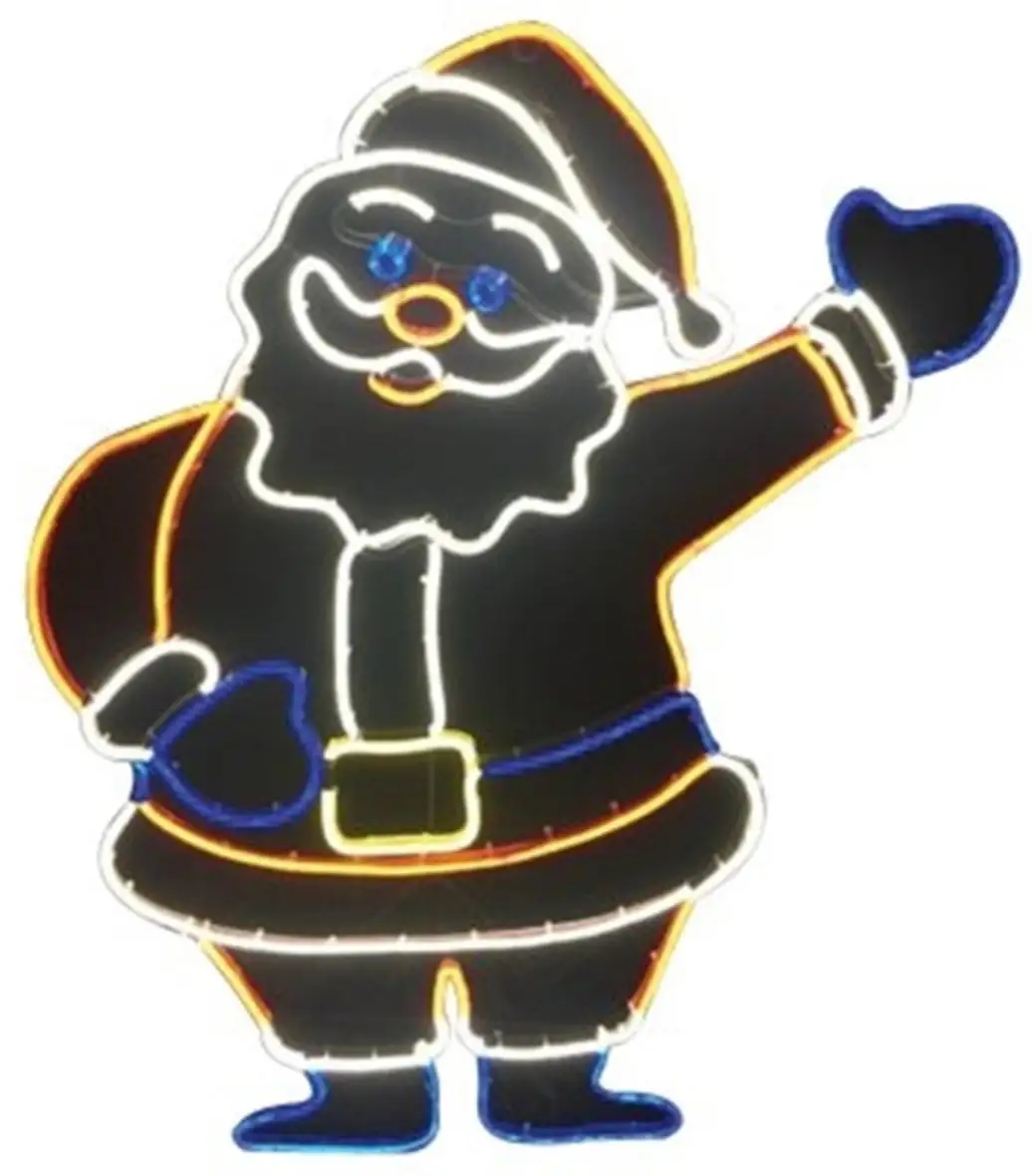 Santas Forest 62319 2D Neon LED Christmas Santa | ProToolHome.com