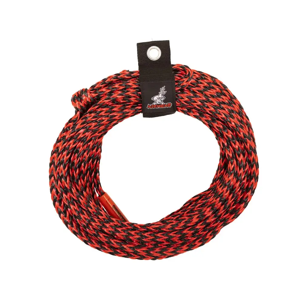 Airhead Renegade 3 Person Inflatable Water Tube Kit w/ Boat Rope & Pump ...