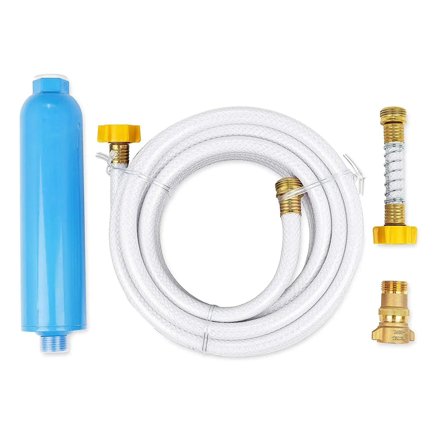 Camco 40010 Marine RV Camper Trailer Fresh Water Hose and Filter Filtration Kit | ProToolHome.com