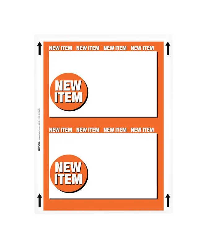 Centurion 7062390 New Item 2 Up Weatherproof Sign Sheet | ProToolHome.com