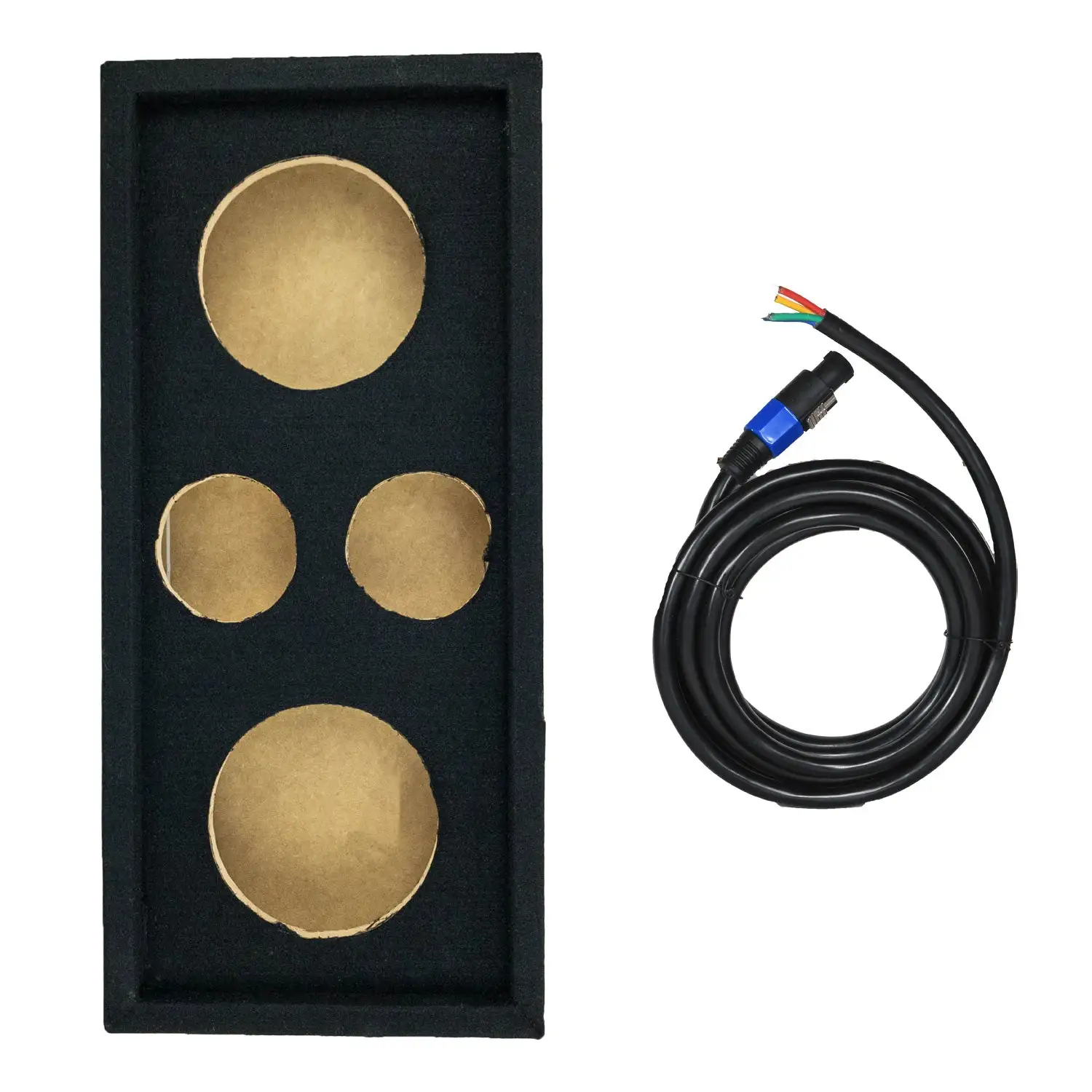 Q Power Car Subwoofer Enclosure Chuchero For 8" Mids and 3" Tweeters ...