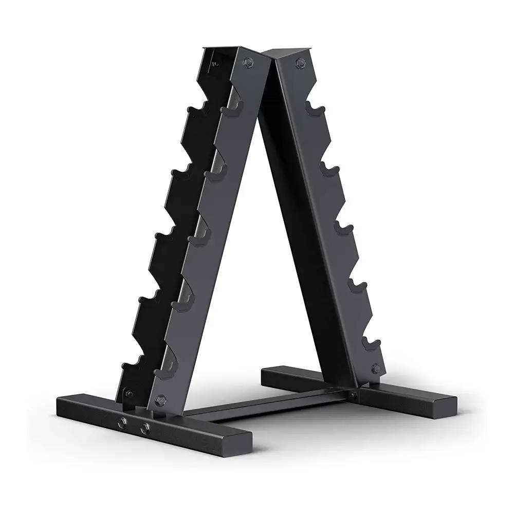 Epic Fitness Heavy Duty 5 Tier A Frame Dumbbell Weight Rack - Stand ...