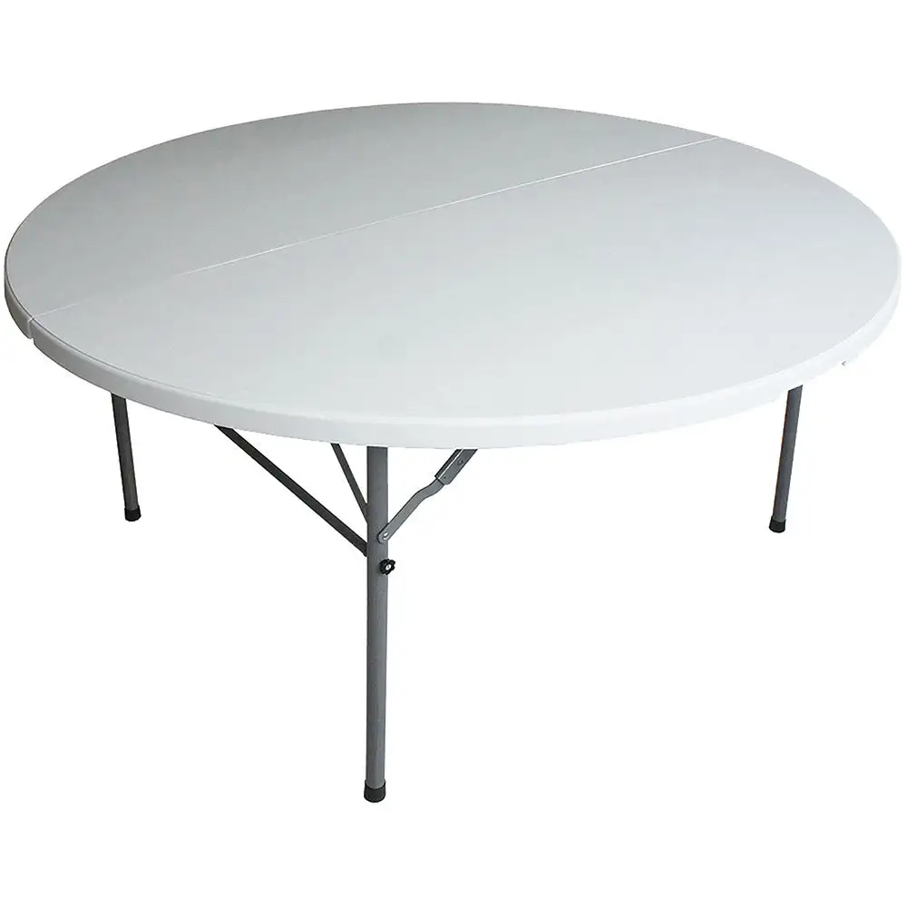 Plastic Development Group 5 Ft Fold In Half Folding Banquet Table ...