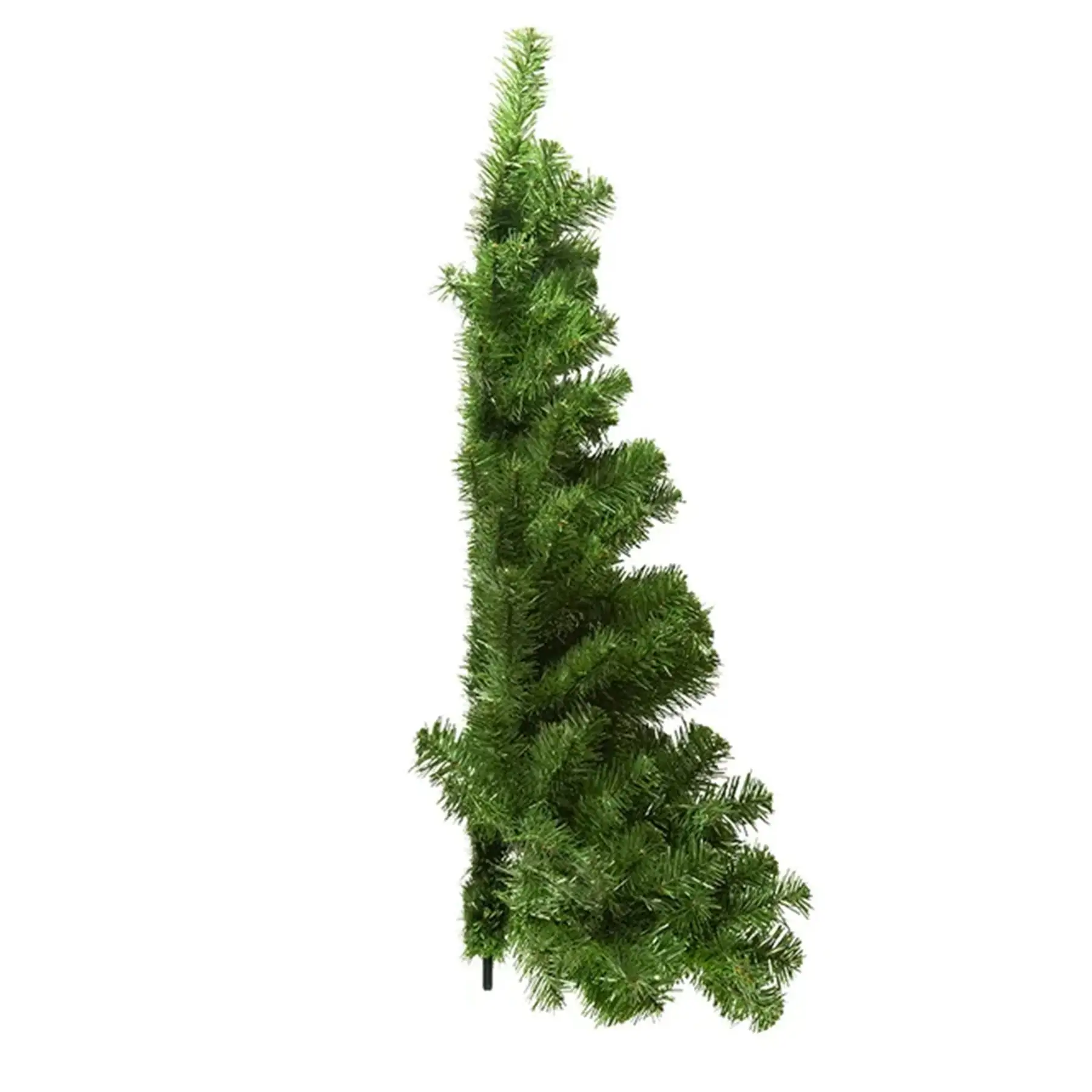 Kurt Adler 3 Ft Norway Pine Unlit Artificial Half Christmas Tree, Green ...